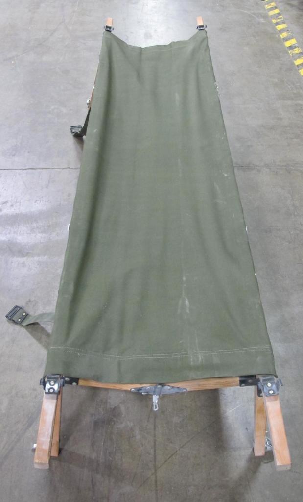 Vintage Military Style Medical Litters, 10 Pieces | Property Room