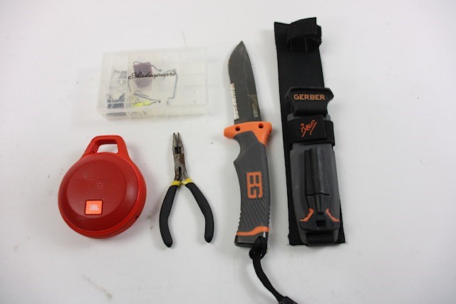 Gerber Hunting Knives, Fishing Hooks And More 4+ Pieces | Property Room