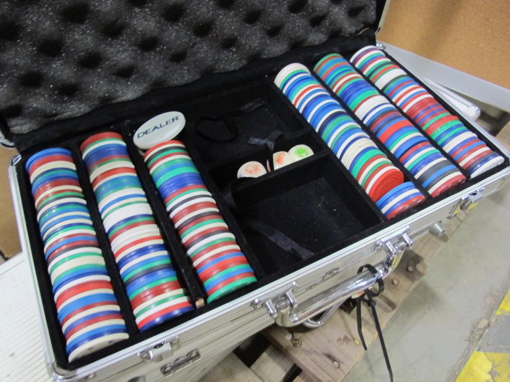 Poker Game Sets, Poker Chip Containers, And More 10+ Pieces | Property Room