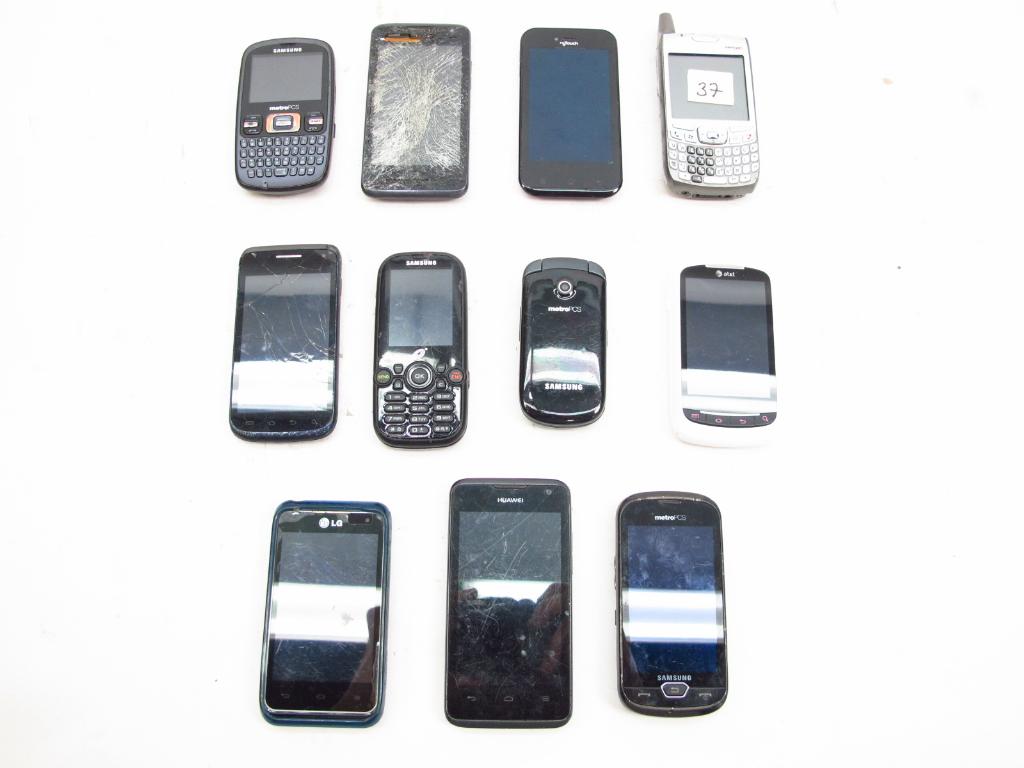 Samsung And Other Assorted Cell Phones, 10 Pieces | Property Room