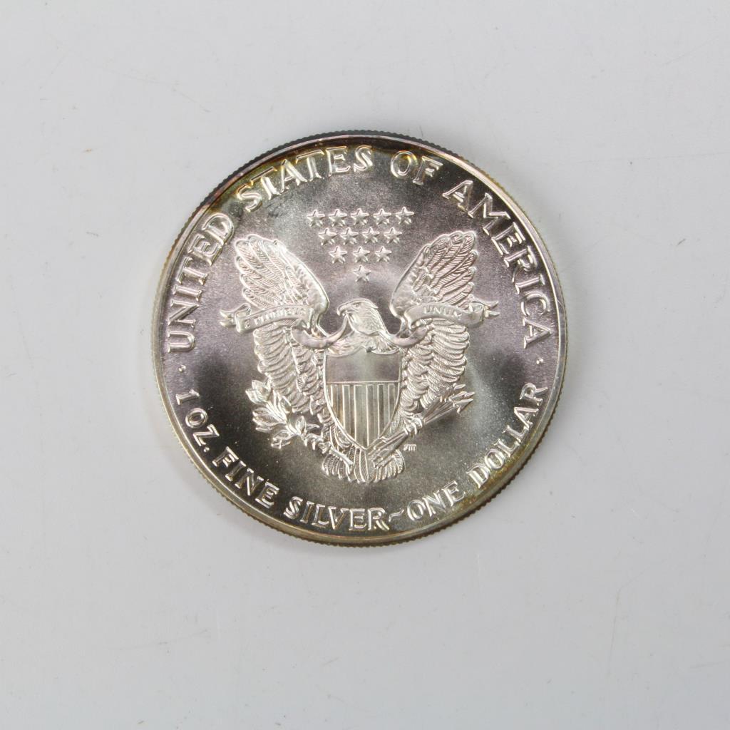 1oz .999 Silver 1987 Walking Liberty Dollar Coin | Property Room