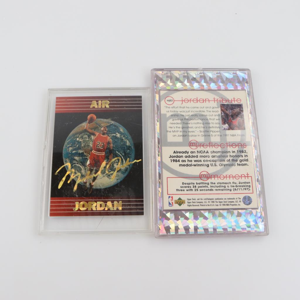 2 Michael Jordan Trading Cards | Property Room