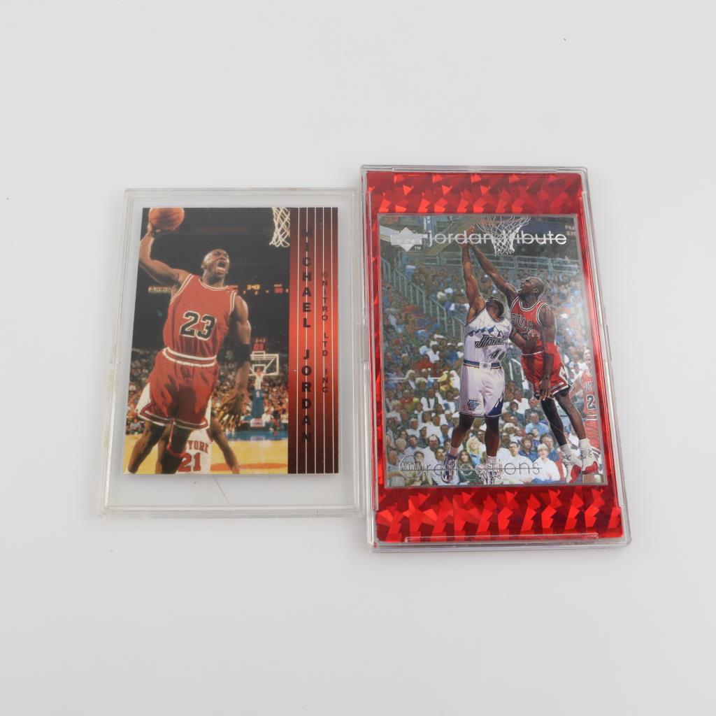 2 Michael Jordan Trading Cards | Property Room