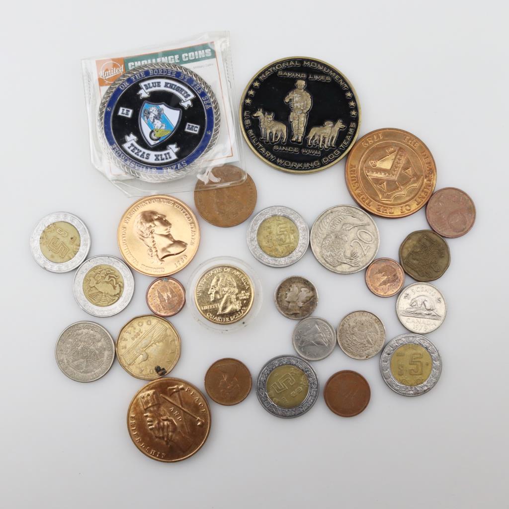 20+ US And Foreign Coins And Tokens | Property Room