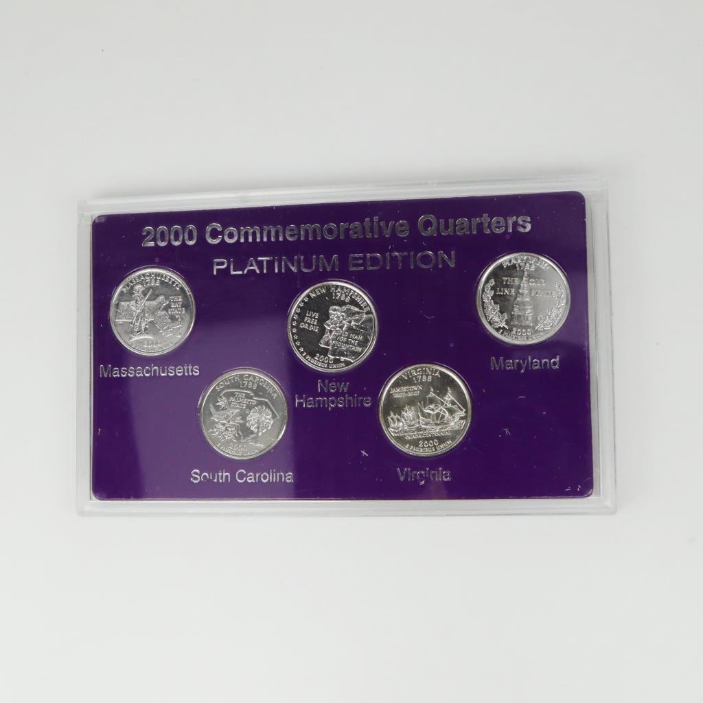 2000 50 States Commemorative Quarters Platinum Edition | Property Room
