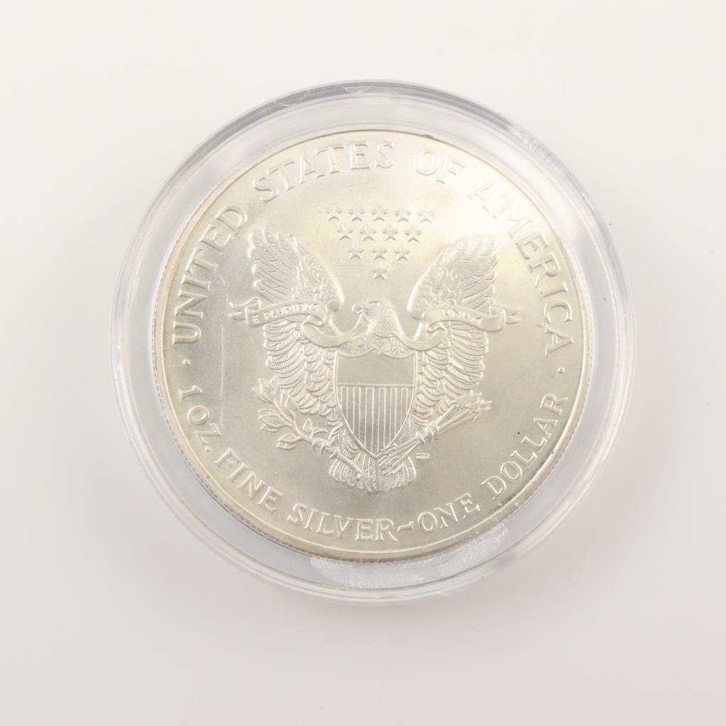 2000 Colorized American Eagle Fine Silver Dollar 1oz | Property Room