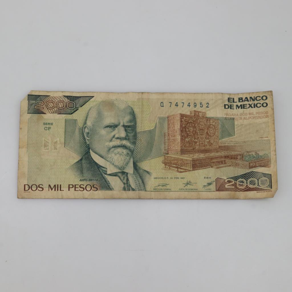 2000 Mexican Pesos | Property Room