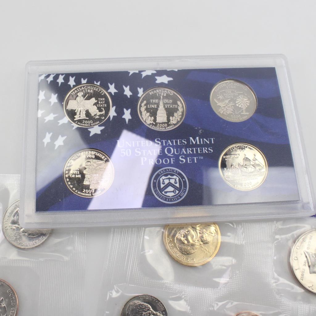 2000 US Mint Quarter Proof Set And 2001 US Mint Coin Set | Property Room