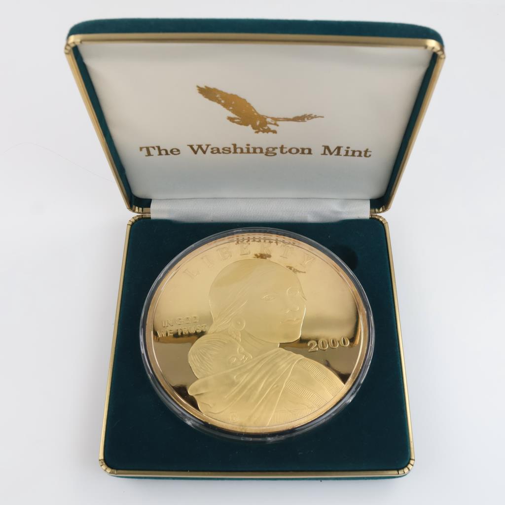 2000 Washington Mint Giant Fine Silver GP Quarter Pound Round W/ COA ...