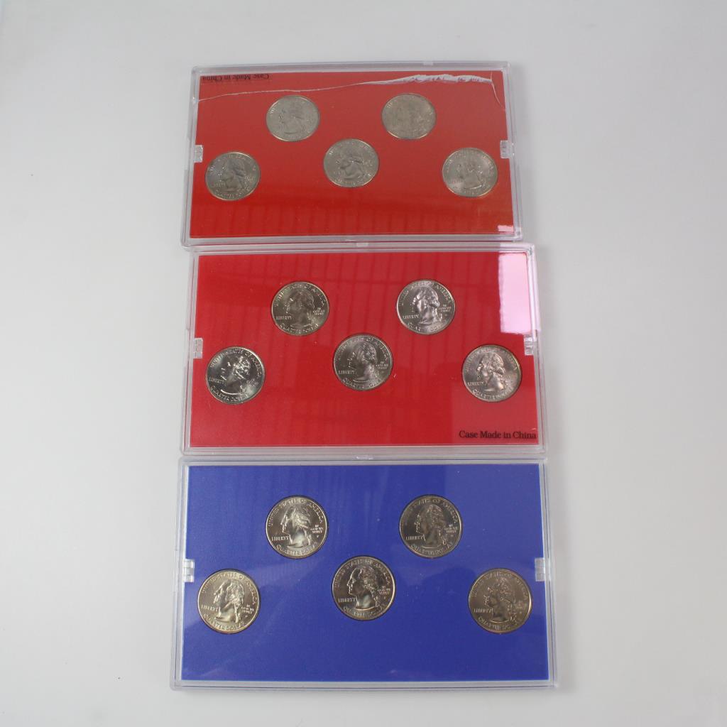 2001 & 2006 State Quarter Collection Denver And Philadelphia Mint ...