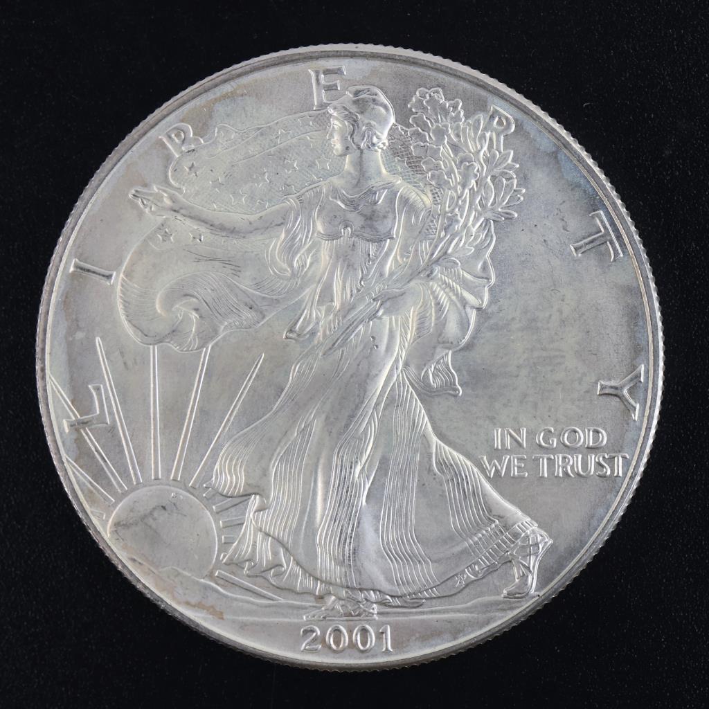 2001 American Eagle Fine Silver Dollar 1 Oz. | Property Room