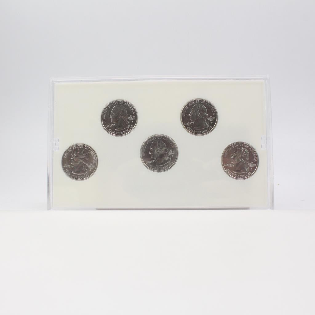 2001 Platinum Edition State Quarter Collection With COA | Property Room