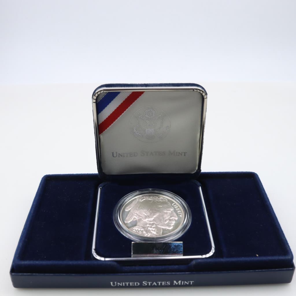 2001-F American Buffalo Commemorative Fine Silver Proof Dollar ...