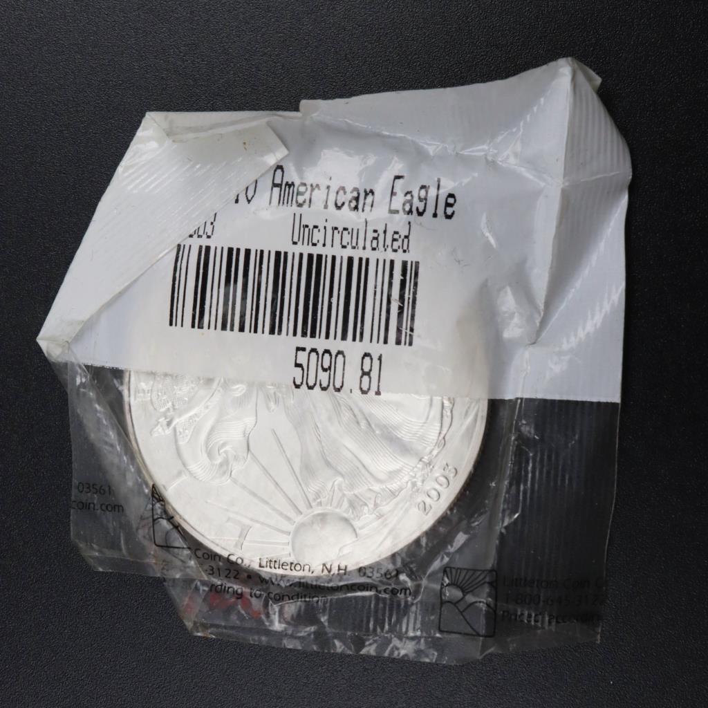 2003 American Eagle Fine Silver 1oz Dollar | Property Room