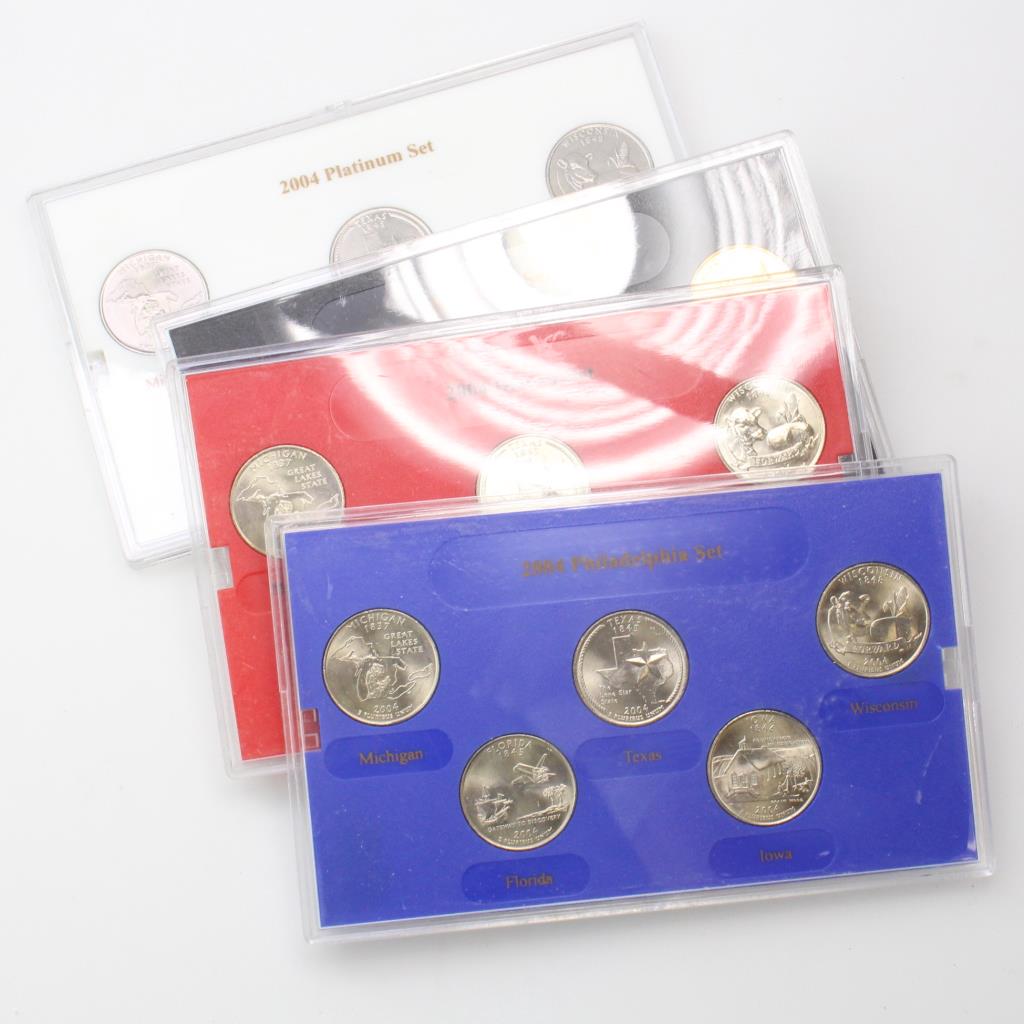 2004 Gold, Platinum, Philadelphia, And Denver U.S. Washington State ...