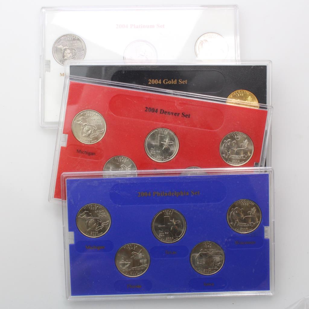 2004 Gold, Platinum, Philadelphia, And Denver U.S. Washington State ...