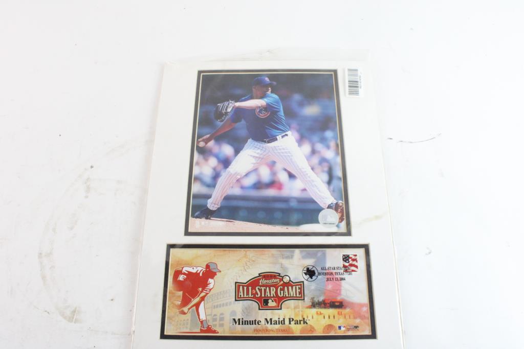 2004 Houston All Star Game Carlos Zambrano Print | Property Room