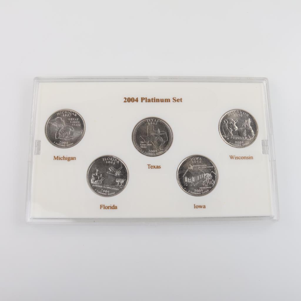 2004-P State Quarter Collection Platinum Edition Set | Property Room