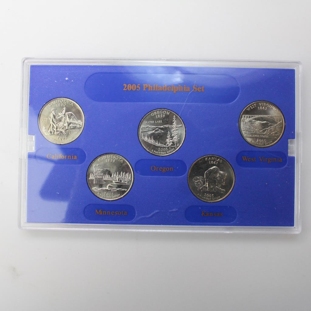 2005 Philadelphia Mint State Quarter Set | Property Room
