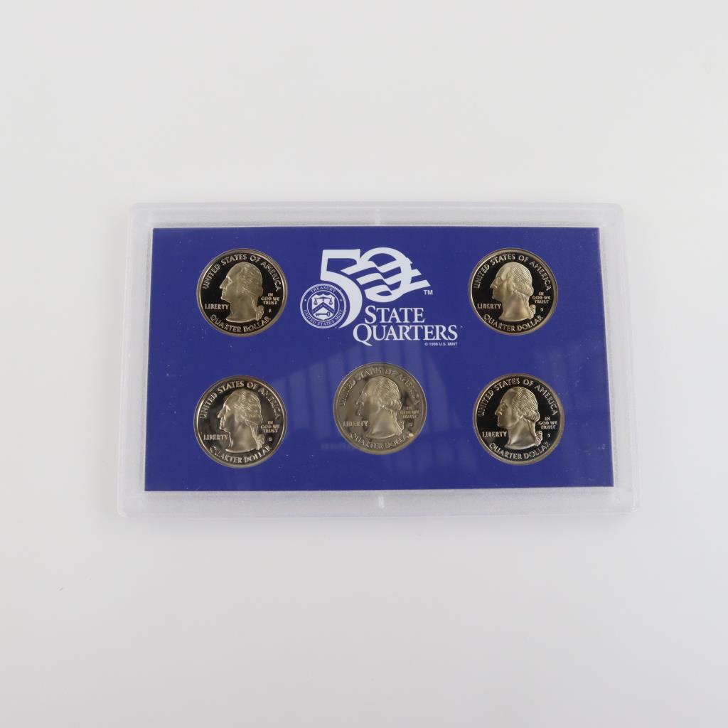 2005 US Mint 50 State Quarters Proof Set With COA | Property Room