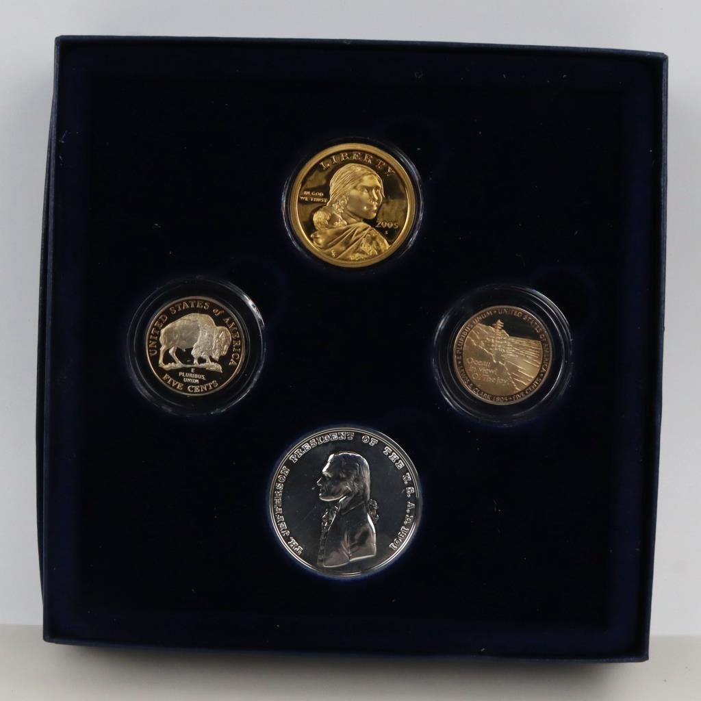 2005-S US Westward Journey Nickel Series Coin And Medal Set | Property Room