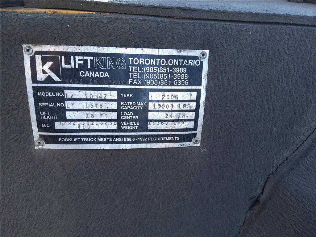 2007 Lift King LK10M42 (Staten Island, NY 10309) | Property Room