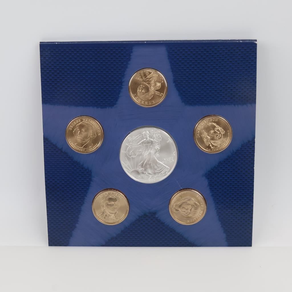2007 US Mint Annual Uncirculated Dollar Coin Set W/ COA | Property Room