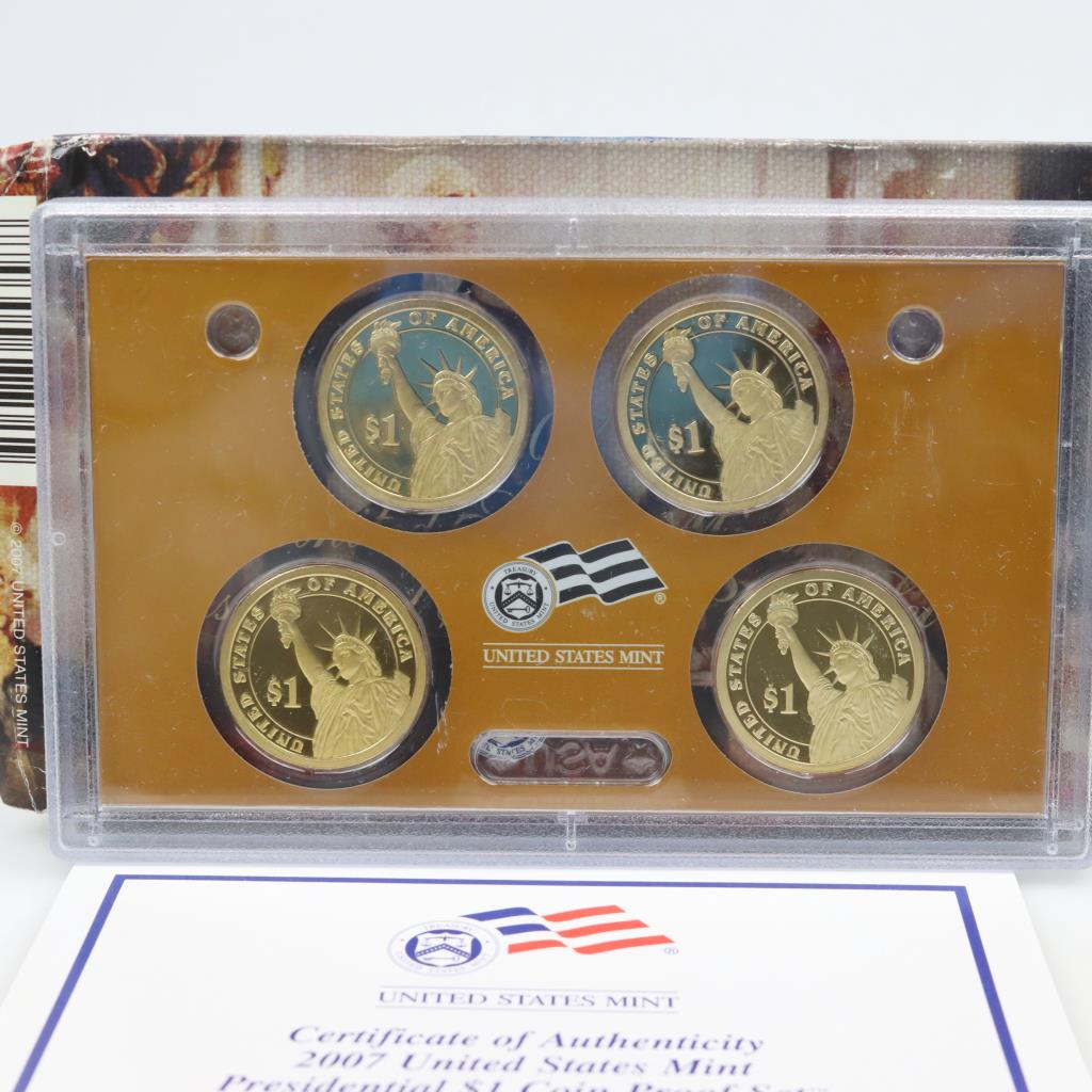 2007 US Mint Presidential $1 Coin Proof Set | Property Room