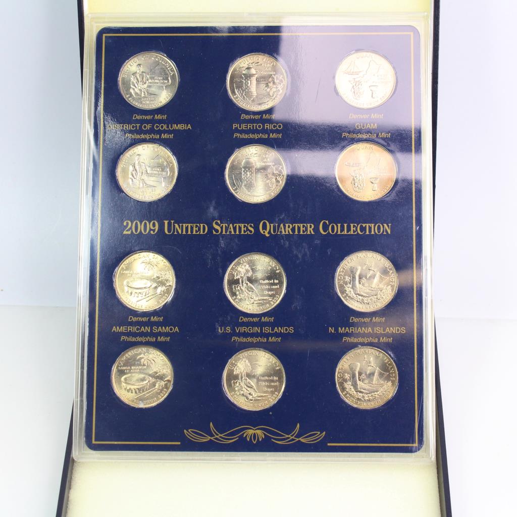 2009 D/P Mint Quarter Set, 12 Coins | Property Room