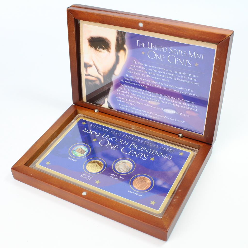 2009 Lincoln Bicentennial One Cent Collector's Set | Property Room