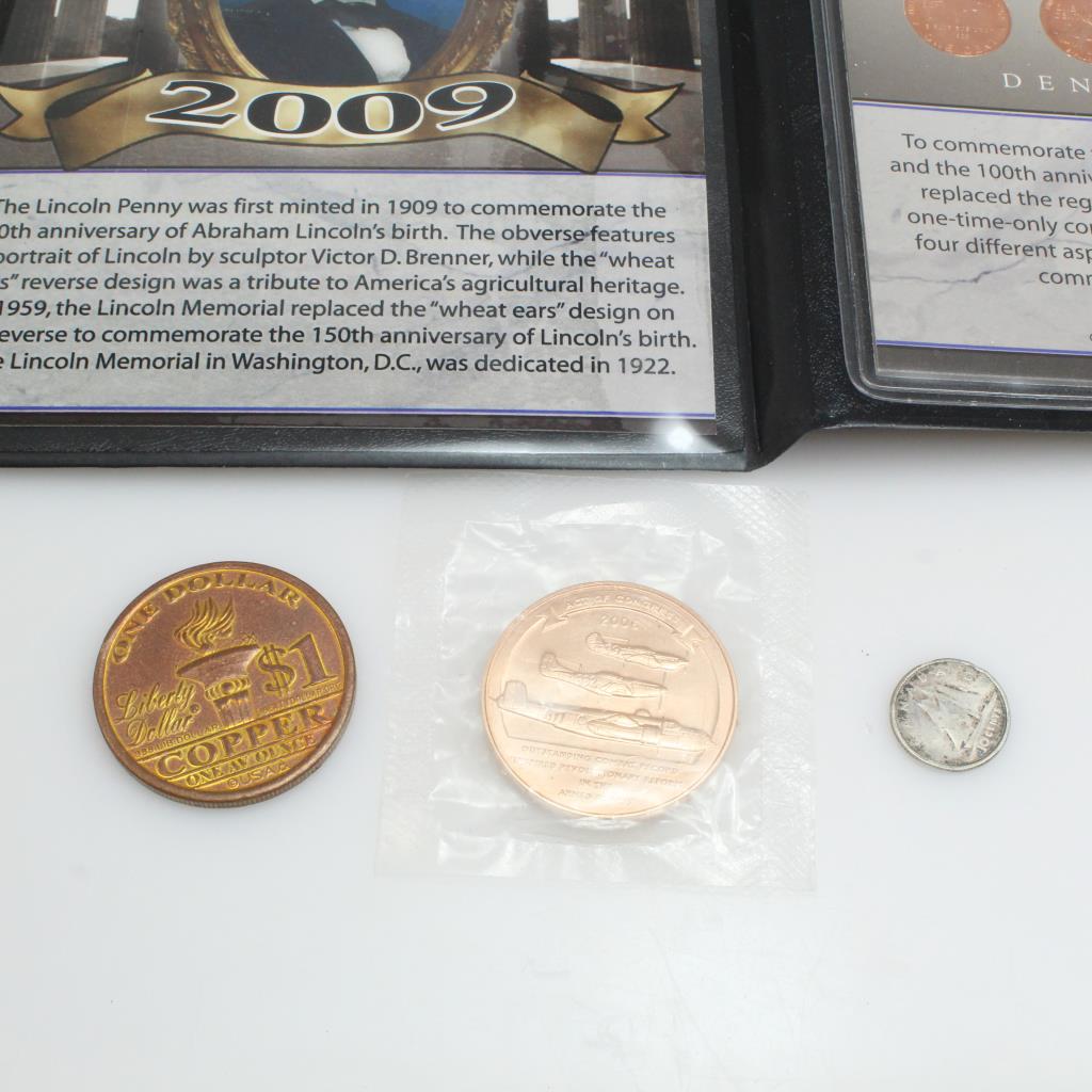 2009 Lincoln Penny Collection And Tokens | Property Room