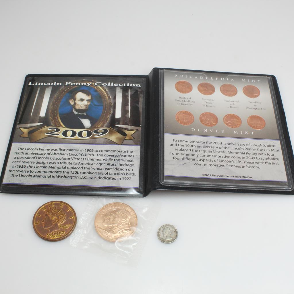 2009 Lincoln Penny Collection And Tokens | Property Room
