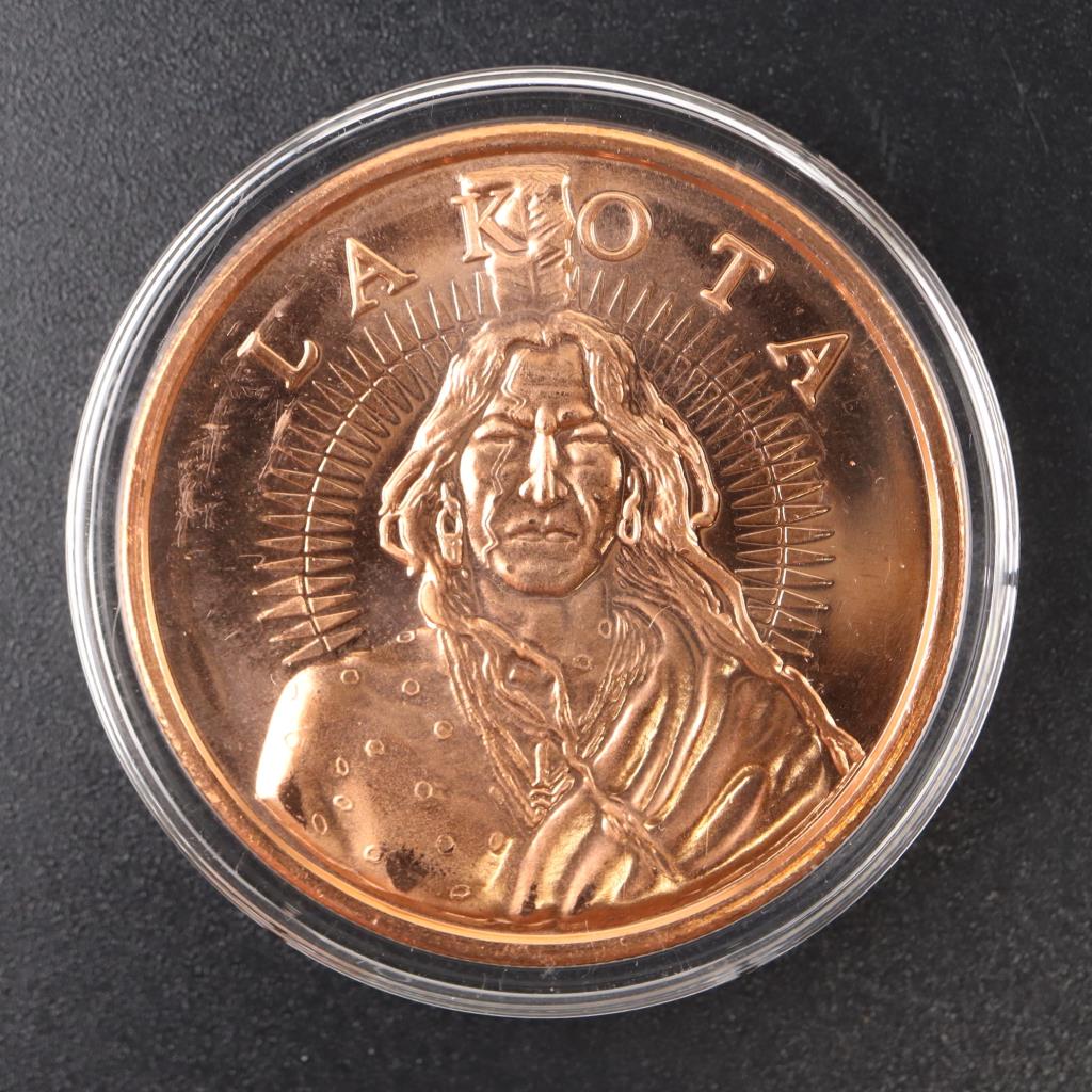 2010 Lakota Fine Copper 1 AV Oz. Round | Property Room
