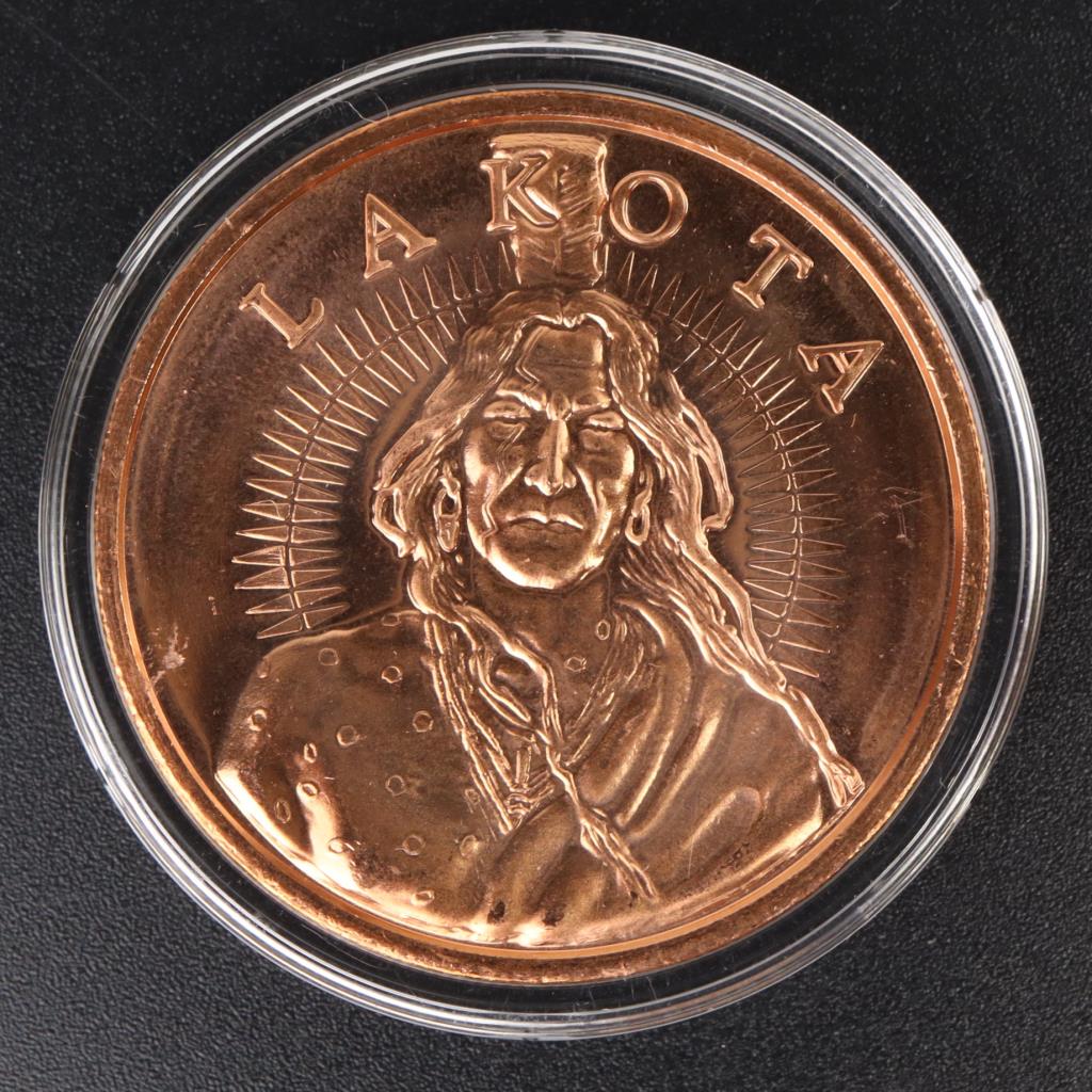 2010 Lakota Fine Copper 1 AV Oz. Round | Property Room