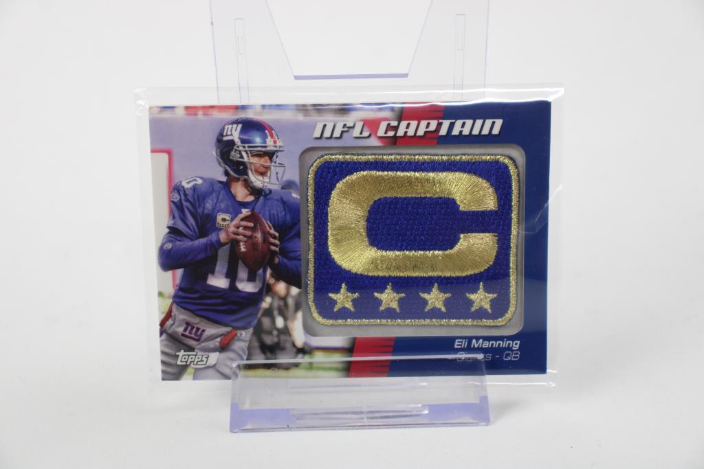 2012 Topps Eli Manning NFL Captain Patch Card #NCP-EM | Property Room