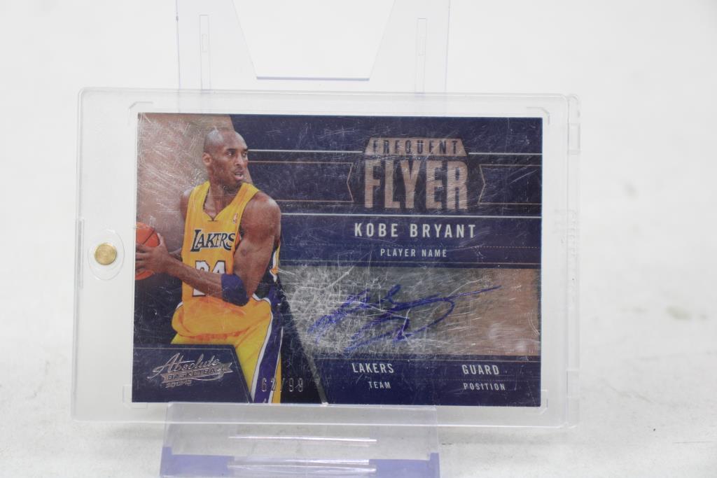 2012-13 Absolute Basketball Kobe Bryant Autograph #1 Serial 62/99 ...