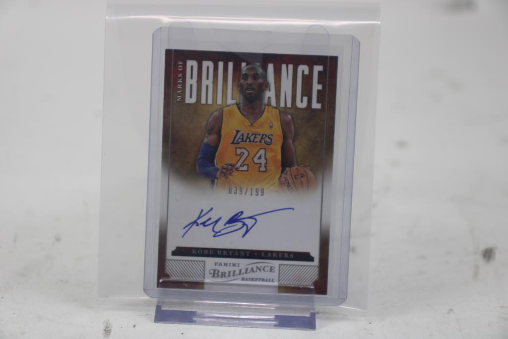2012-13 Brilliance Basketball Kobe Bryant Autograph #12 Serial 039/199 ...