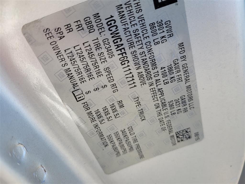 2016 Chevrolet Express (Hartford, CT 06114) | Property Room