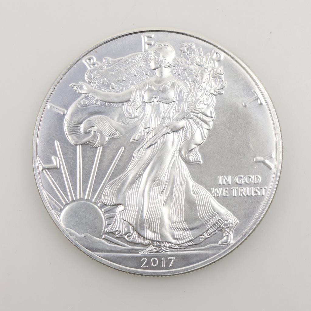 2017 American Eagle Fine Silver Dollar 1oz | Property Room