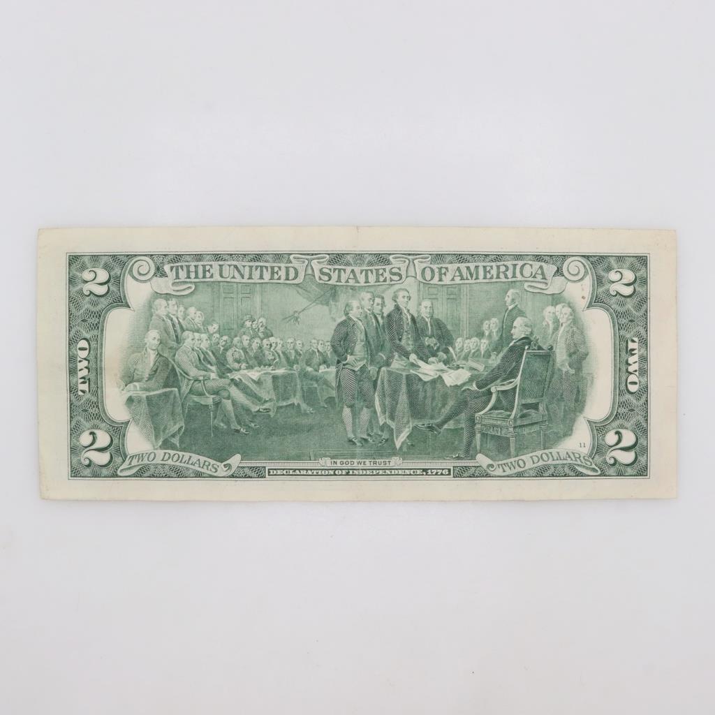 2017A US Two Dollars Federal Reserve Note | Property Room