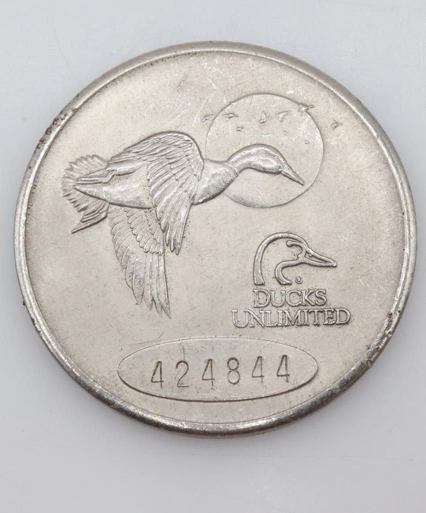 2021 Ducks Unlimited Collector's Edition Raffle Coin Token | Property Room