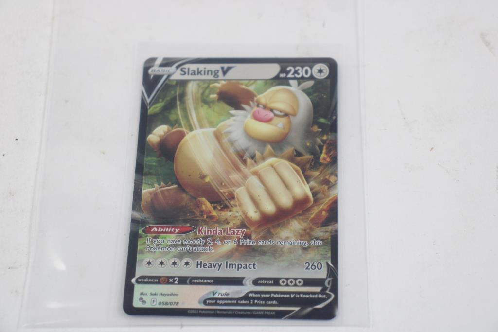 2022 Pokemon Go Slaking V 058/078 | Property Room