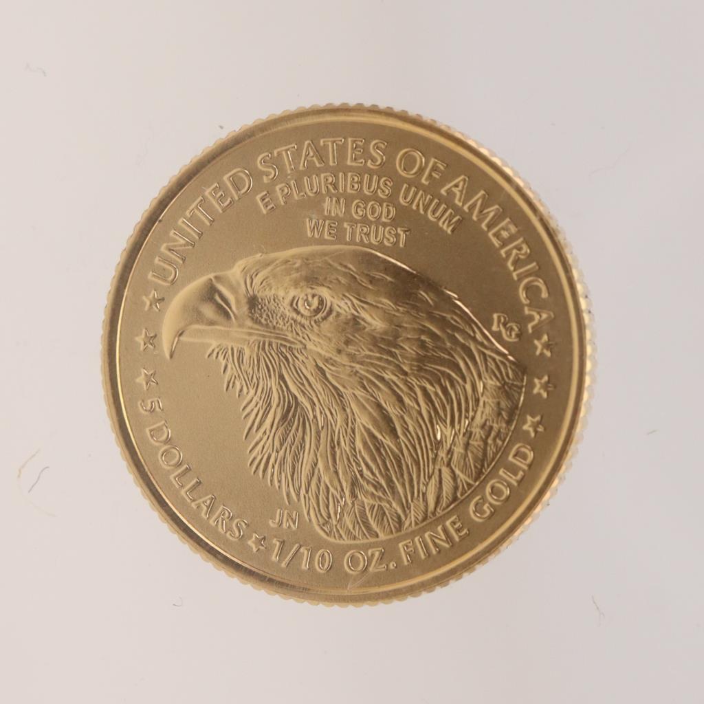 2023 American Eagle Fine Gold 5 Dollar 1/10th Oz. Coin | Property Room