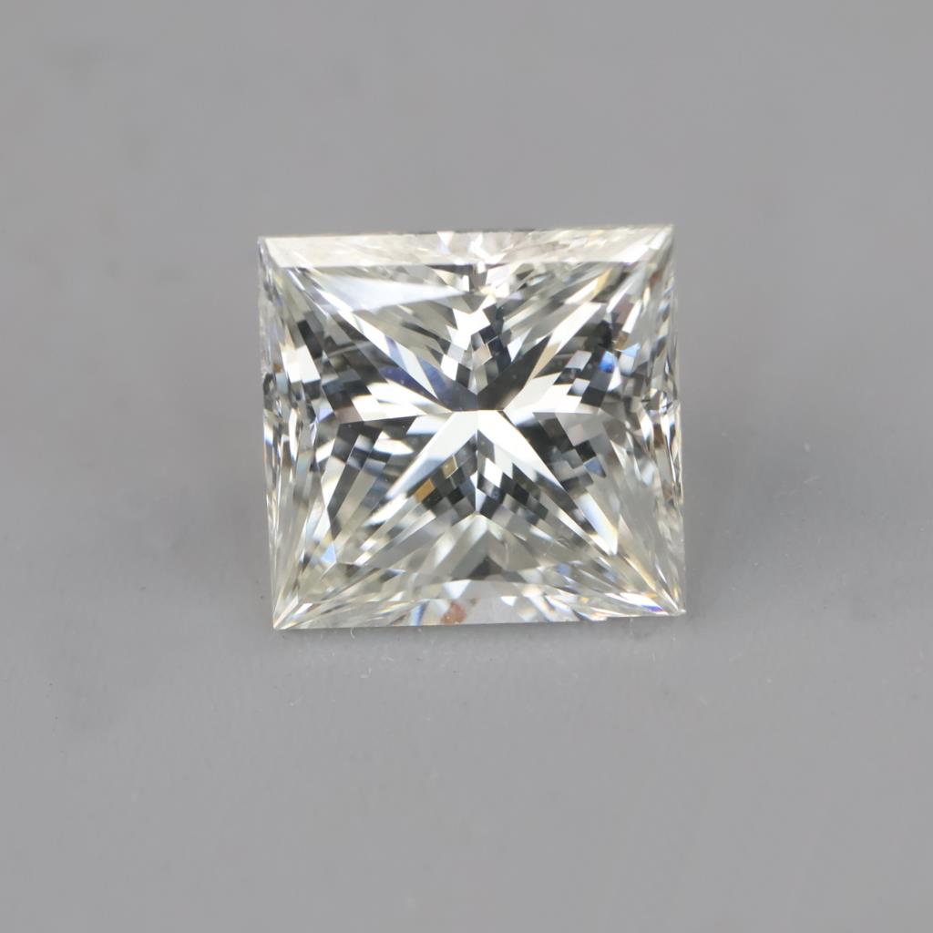 2.08cts TW Princess Cut Loose Diamond-Evaluated By Our Certified ...