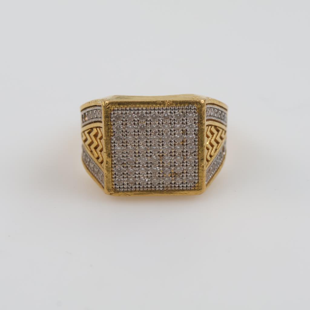 22kt Gold Clear Stone Rings | Property Room