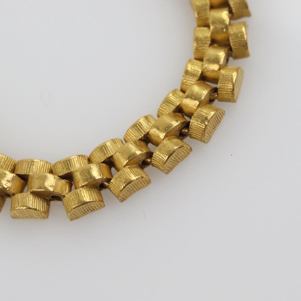 22kt Gold Rolex Style Link Chain Bracelet-Evaluated By Our Certified ...