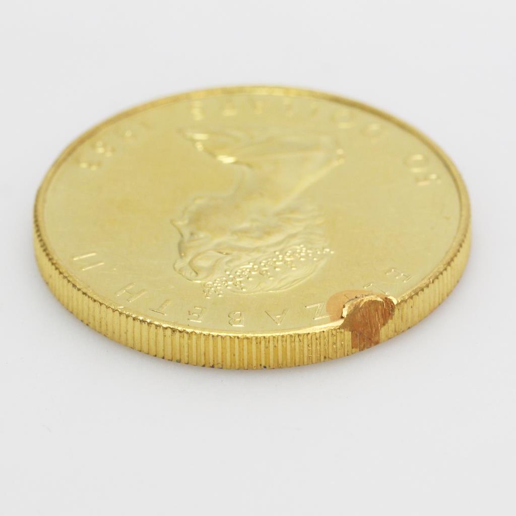 24k Gold 1983 $50 Canadian Coin, 1oz | Property Room