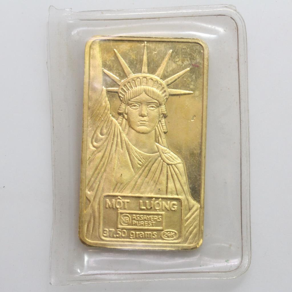 24kt Gold Bar - Rare Mot Luong 37.5g | Property Room