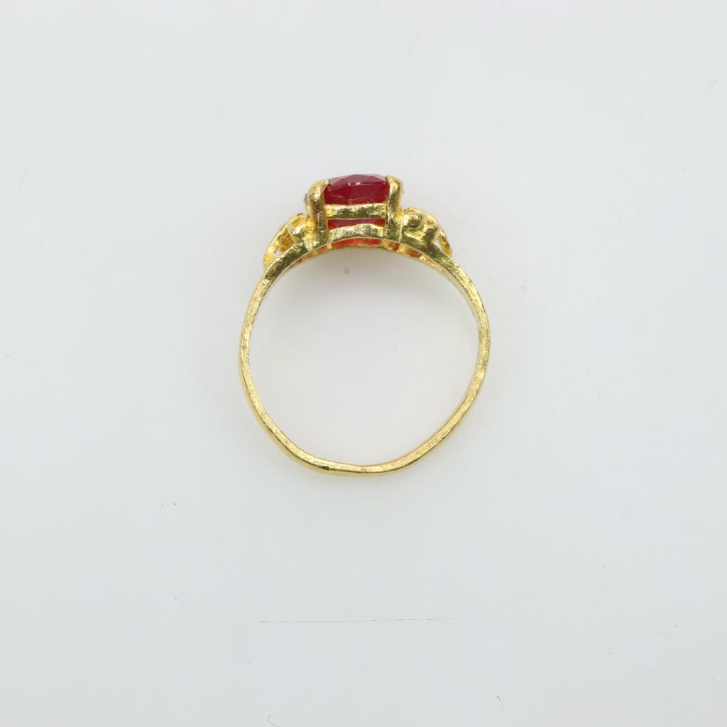 24kt Gold Ruby Ring | Property Room