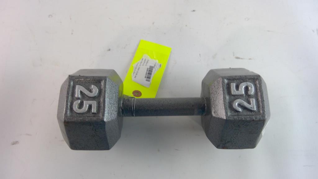 25-Pound Metal Dumbbell | Property Room